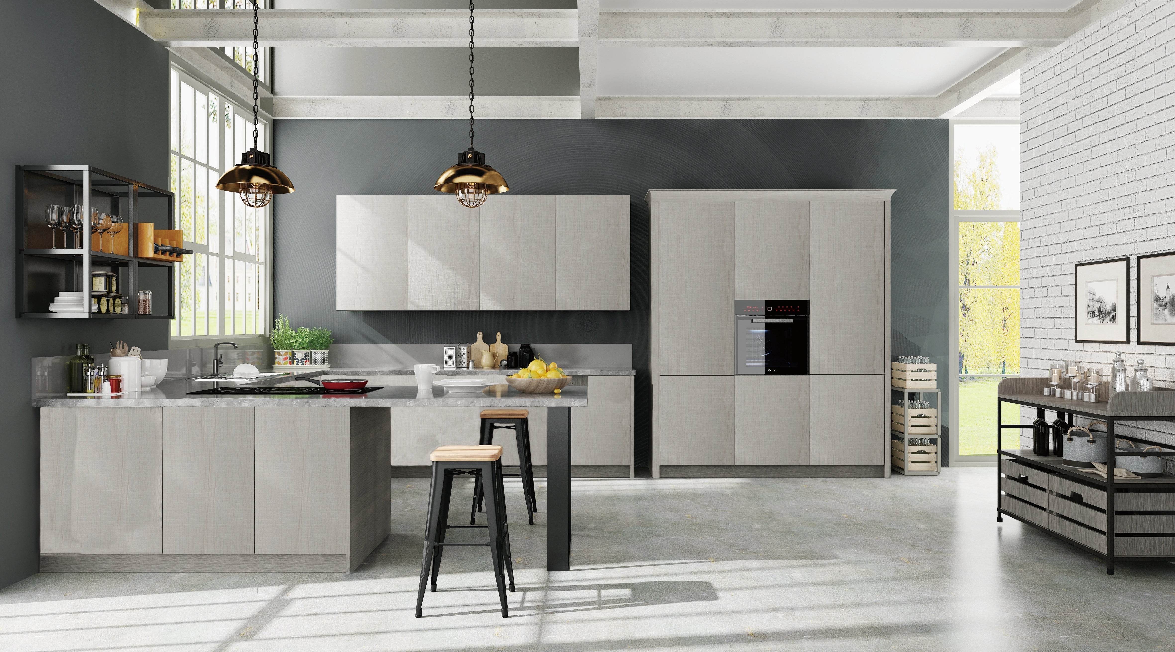 Impress Pantry Cabinets – AMC Stone and Cabinet